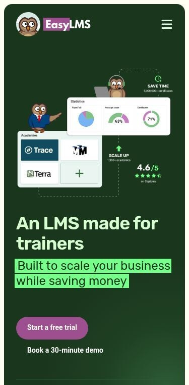 Easy LMS: reviews, costs and competitors (2025)